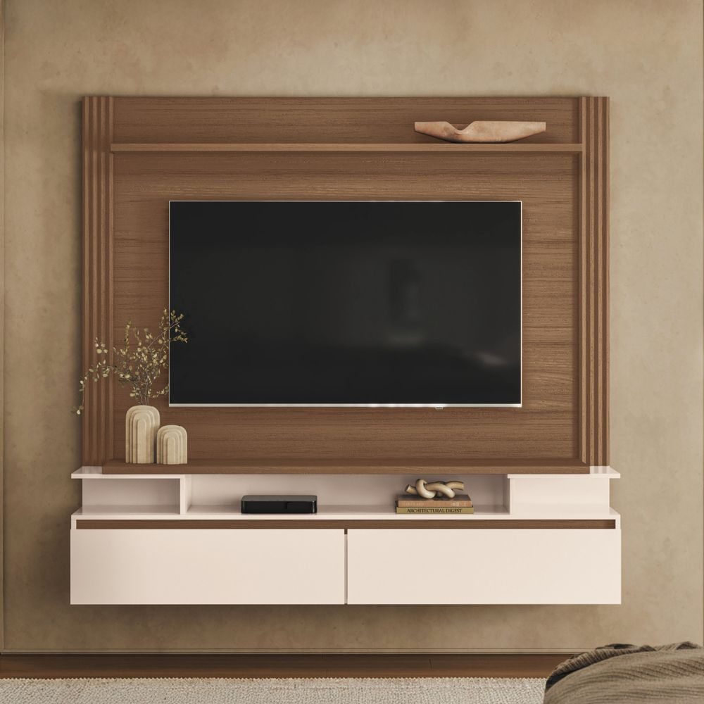 Painel TV 65 Polegadas 2 Portas Astor HB Móveis | Multiloja | Multiloja
